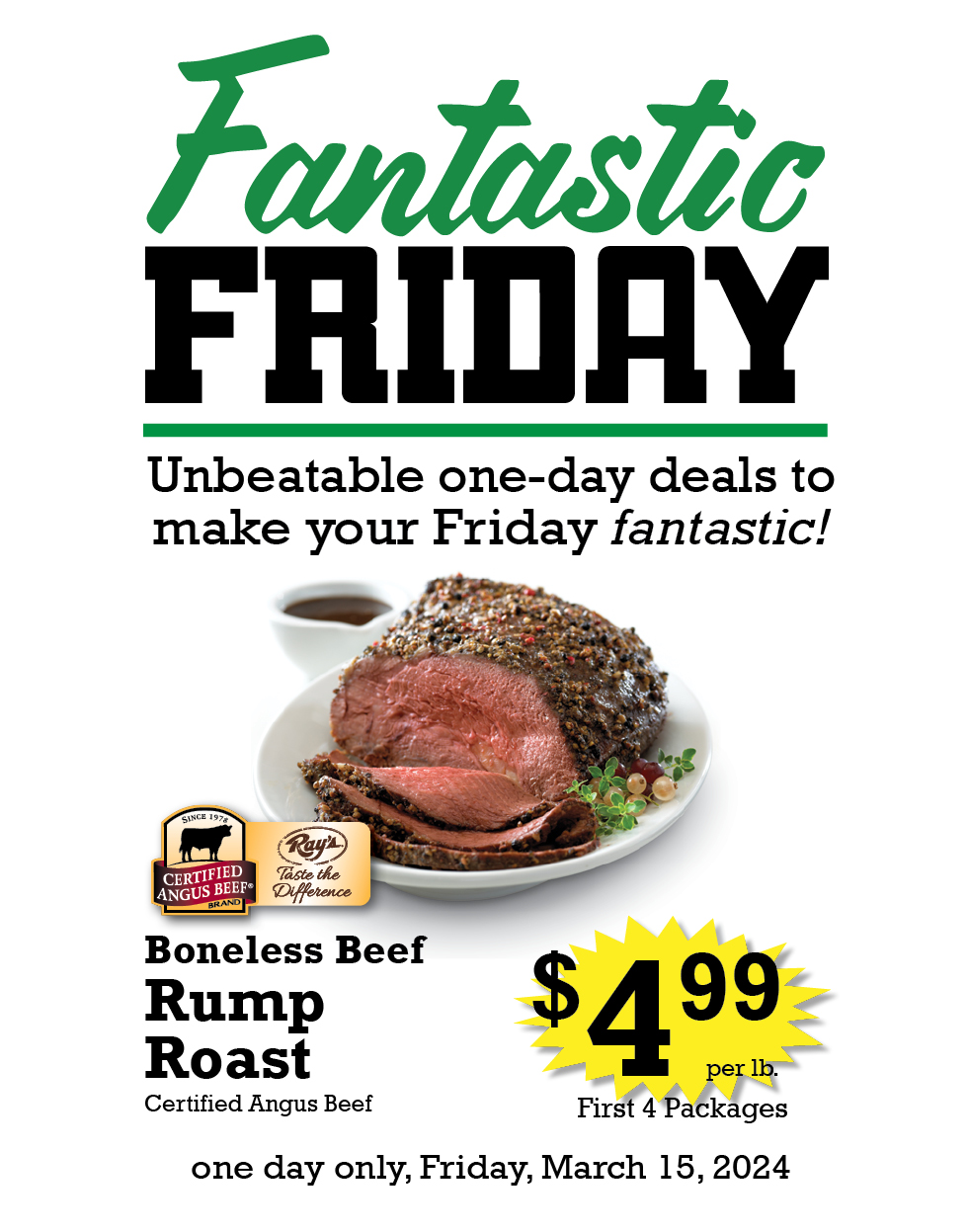 Rays Food Place - Fantastic Friday Deal